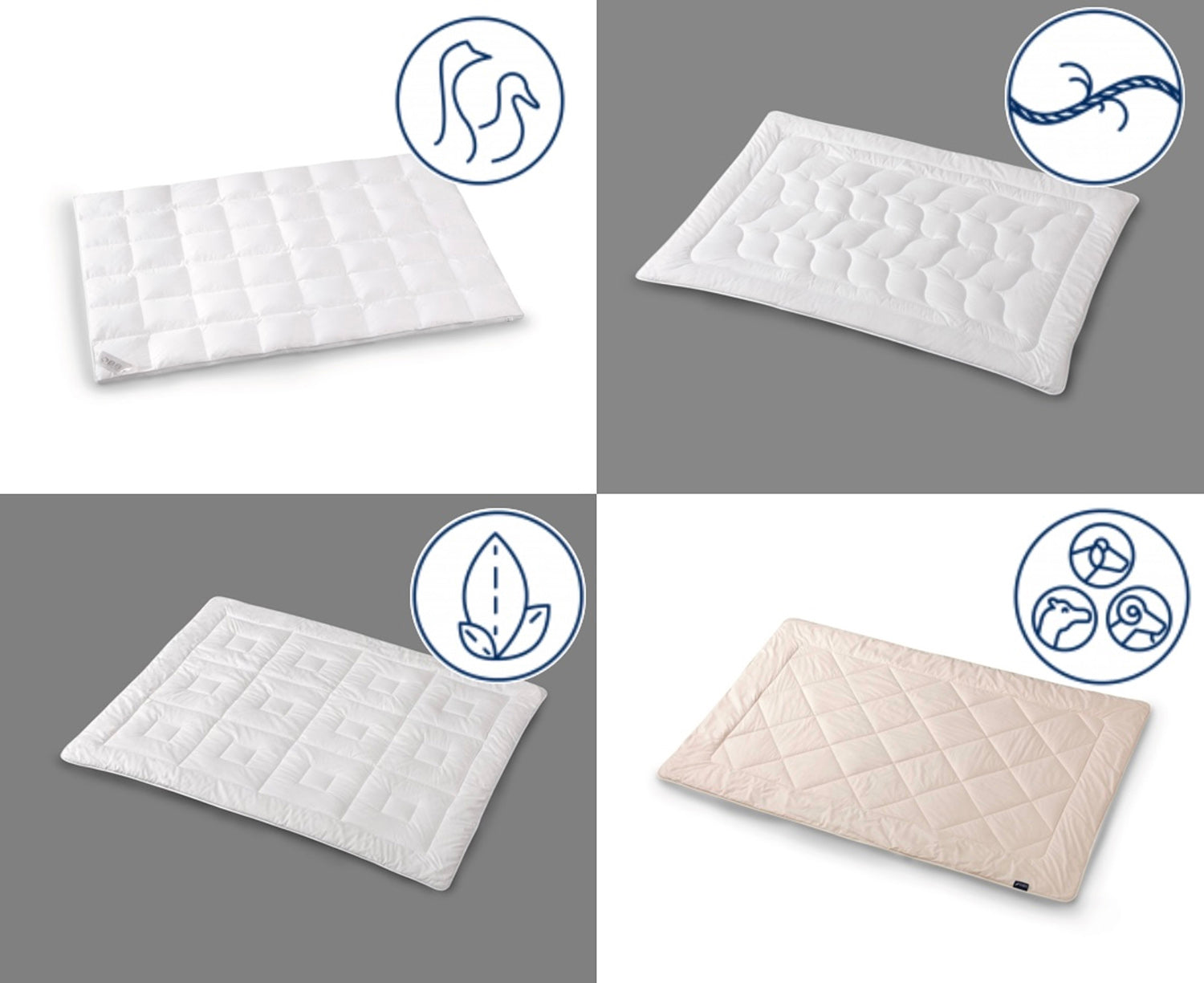 Duvet Inserts - European Single Size – Two Blankets